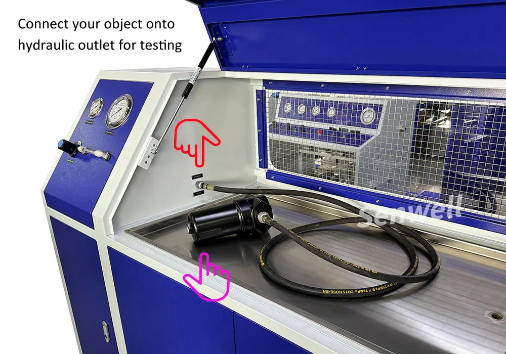 Automated Hydrostatic Burst Pressure Test Bench | Senwell
