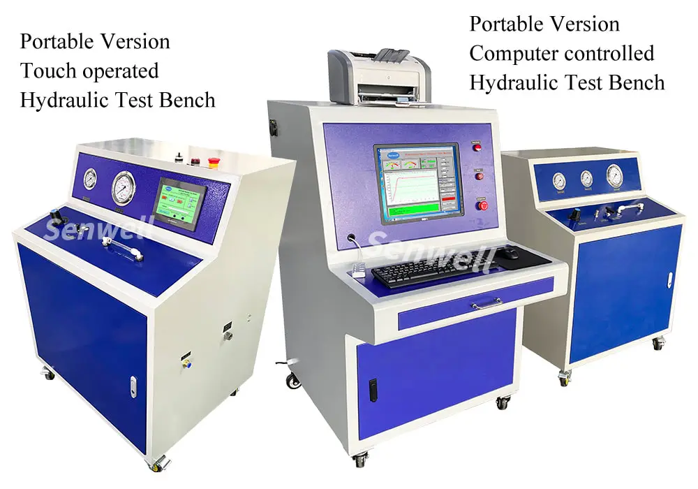 Automated Hydrostatic Burst Pressure Test Bench | Senwell