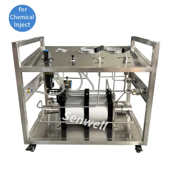 Air Operated Glycol Methanol Chemical Injection Skid | Senwell