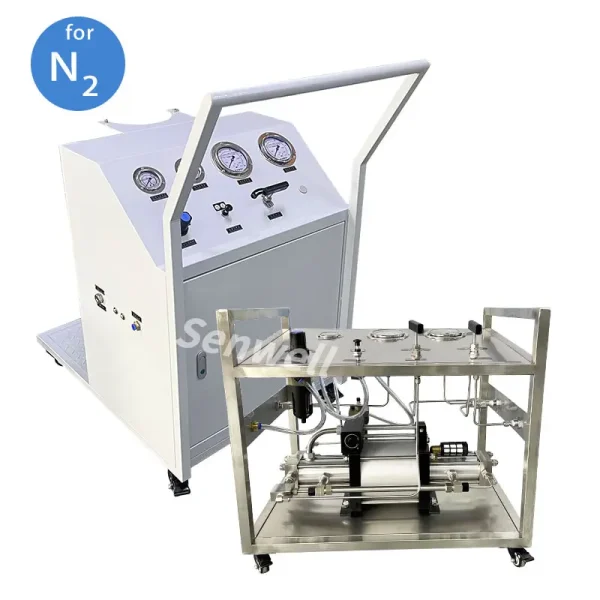 Nitrogen Booster Filling Pump Station for Accumulators Gas Spring