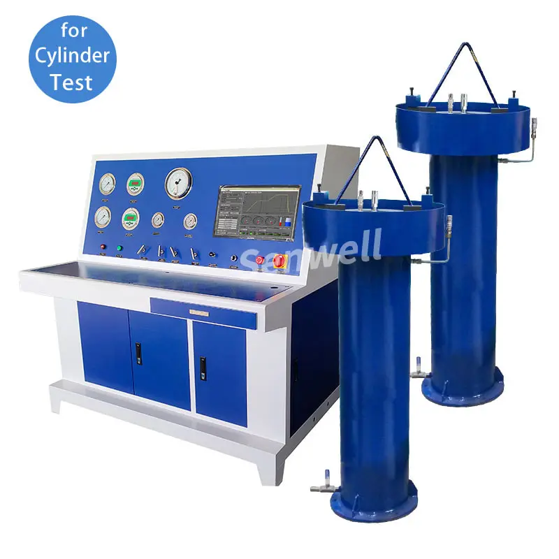 Water Jacket Gas Cylinder Hydrostatic Test Machine