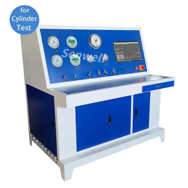 Water Jacket Gas Cylinder Hydrostatic Test Machine