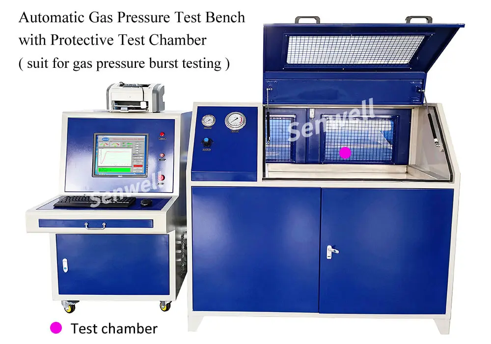 Automated Pneumatic Gas Pressure Test Machine | Senwell