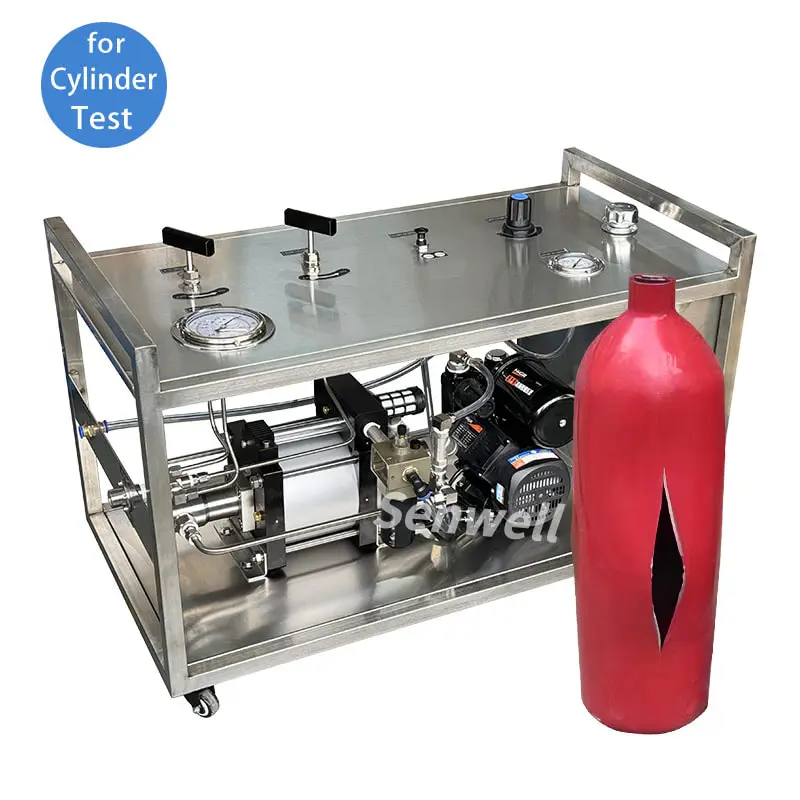 LPG Gas Cylinder Hydraulic Burst Pressure Tester | Senwell