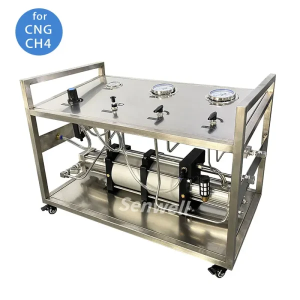 CH4 CNG Methane Biogas Fuel Gas Pressure Booster Pack