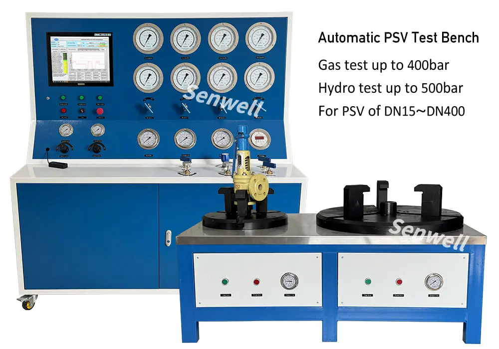 Automatic PSV Pressure Safety Valve Test Bench