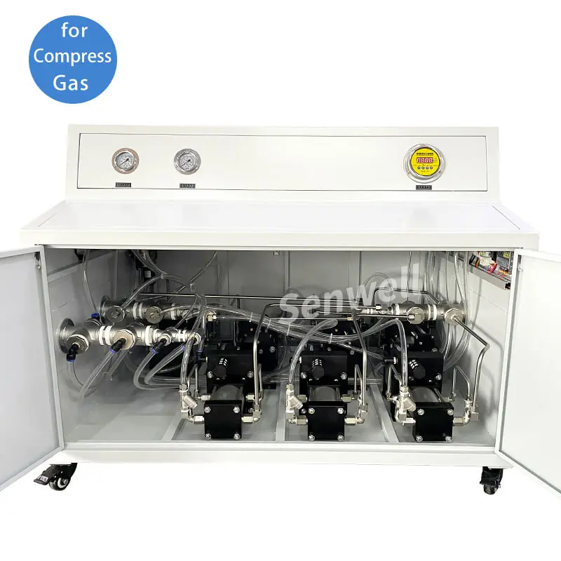 Oxygen Hydrogen Nitrogen Natural Gas Booster Compressor Skid