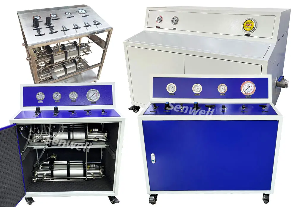 Nitrogen Booster Filling Pump Station for Accumulators Gas Spring