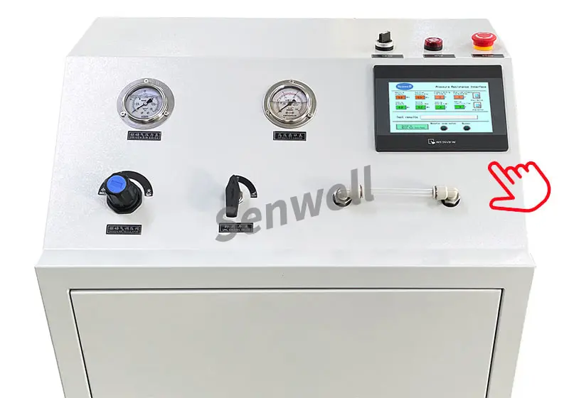 Hydrostatic Pressure Test Station with Pressure Recorder | Senwell