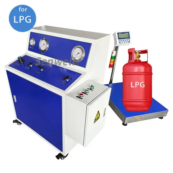 Automated LPG Cylinder Refill Machine With Weight Control